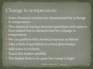 Chemical reaction and equation | PPTX