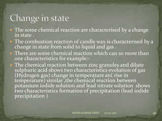 Chemical reaction and equation | PPTX