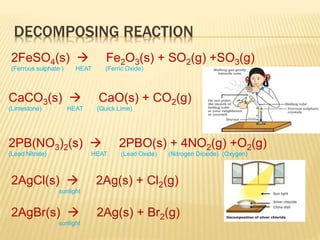 Chemical reaction and equation | PPTX