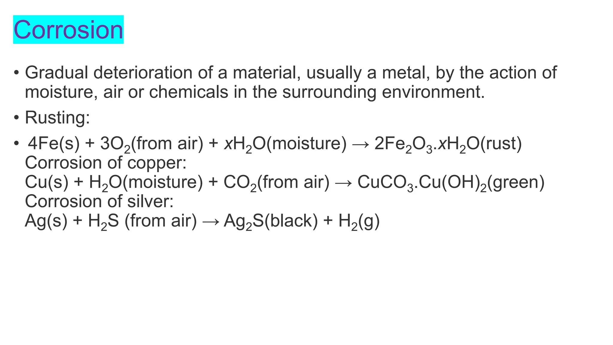 Chemical reaction and equation | PPTX | Chemistry | Science