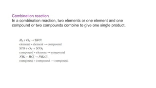 Chemical reaction and equation | PPTX | Chemistry | Science