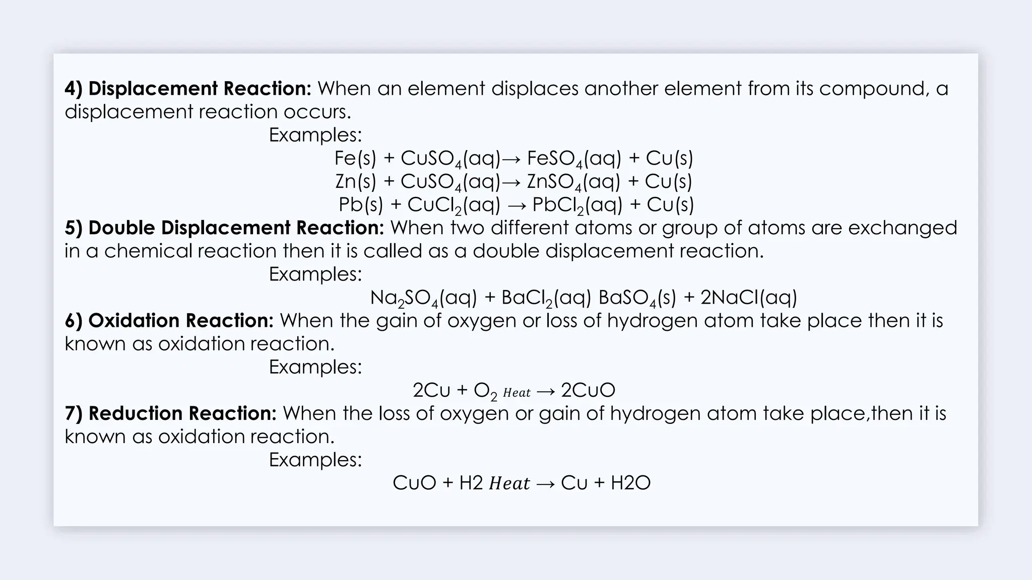 Chemical reaction and equation.pdf class 10 | PDF
