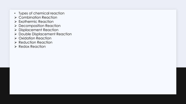 Chemical reaction and equation.pdf class 10 | PPT