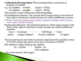 class-xChemical reaction corrosion and rancidity | PPTX
