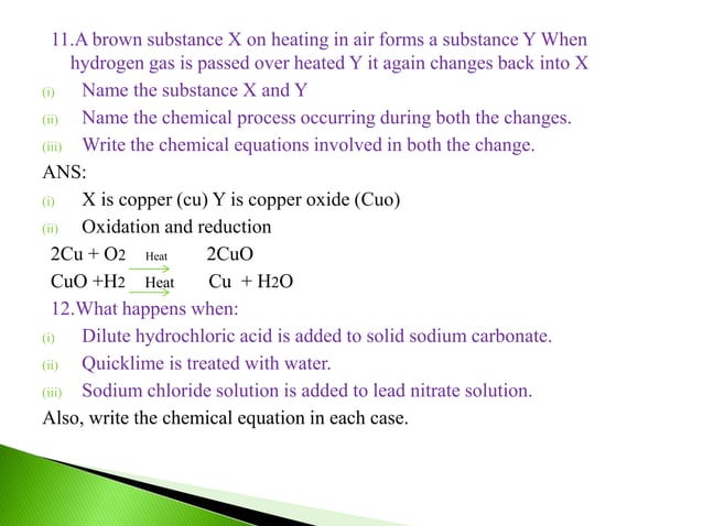 class-xChemical reaction corrosion and rancidity | PPTX | Chemistry ...