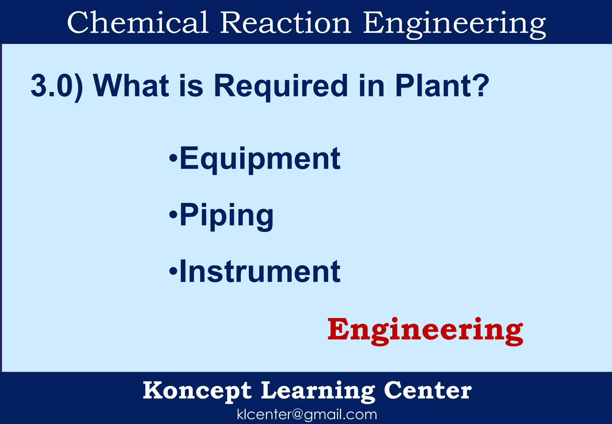 Chemical reaction engineering | PPTX