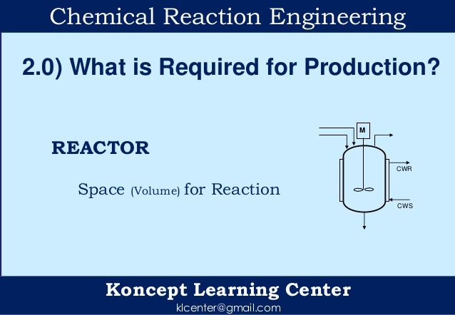 Chemical reaction engineering