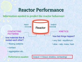 Chemical reaction engineering | PPT