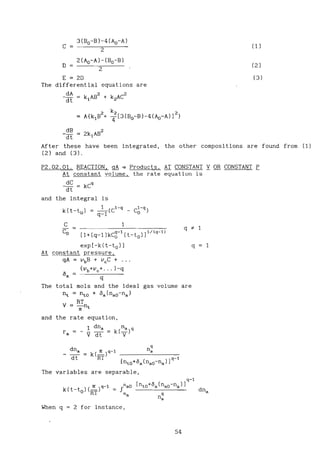 Chemical reaction engineering handbook of solved problems | PDF