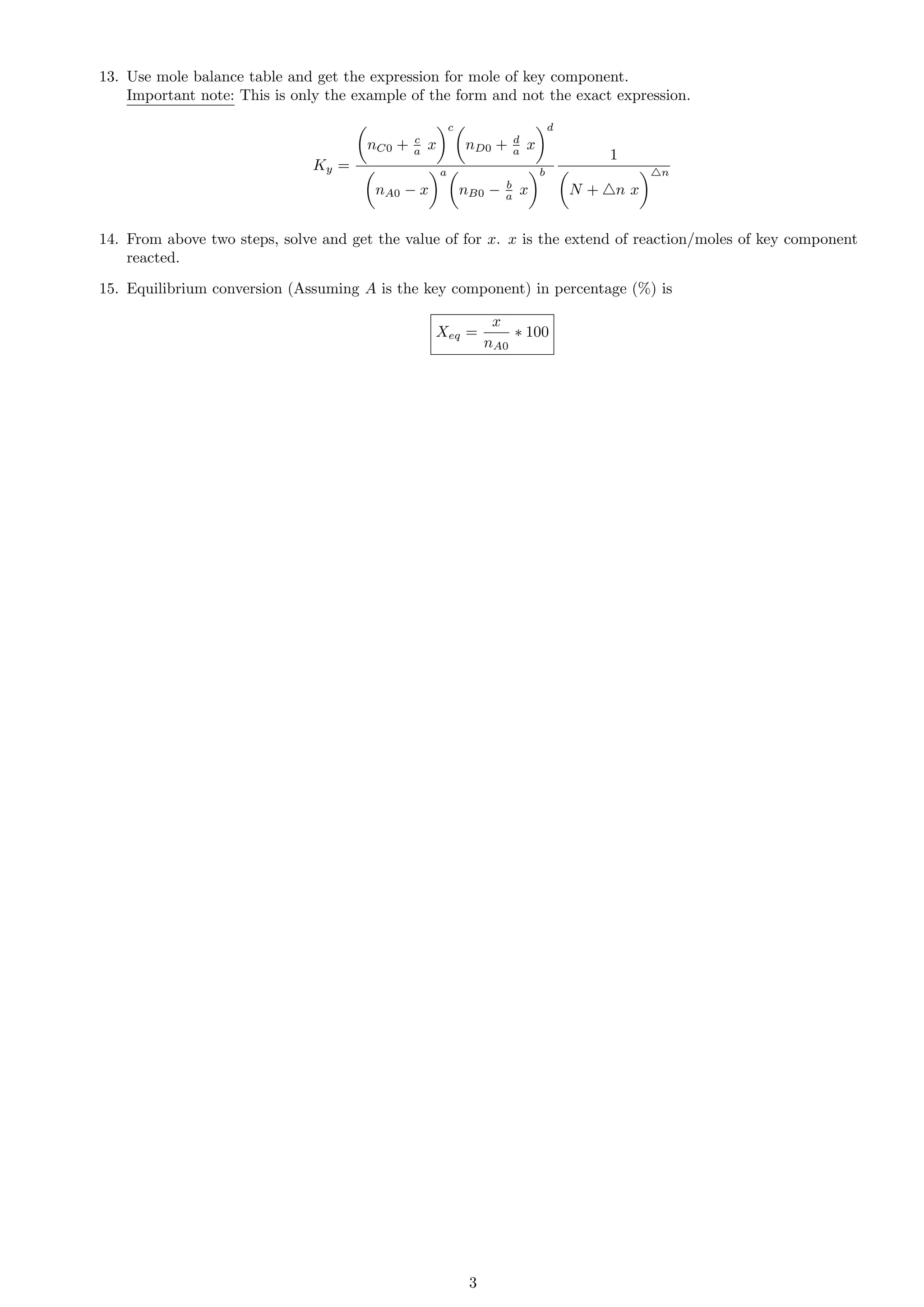 Chemical Reaction Equilibrium | PDF