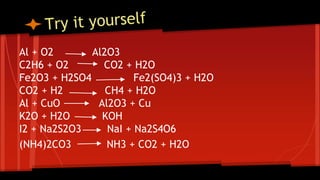 Chemical reaction lesson presentation grade eight | PPTX