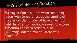 Chemical reaction lesson presentation grade eight | PPTX