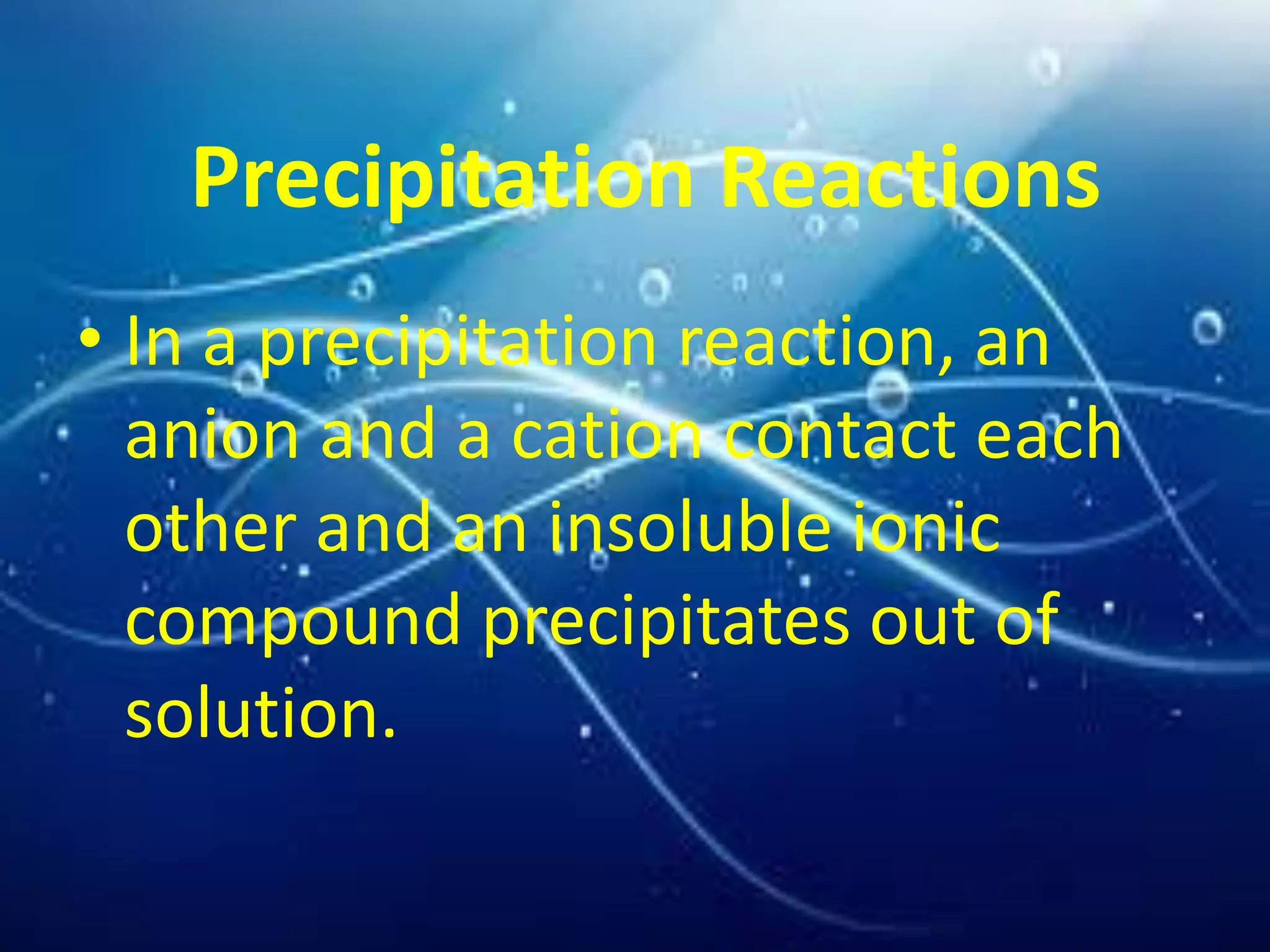 Chemical reaction occurring in water (dadiq) | PDF