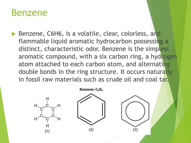 Chemical reaction and application of benzene | PPTX | Chemistry | Science