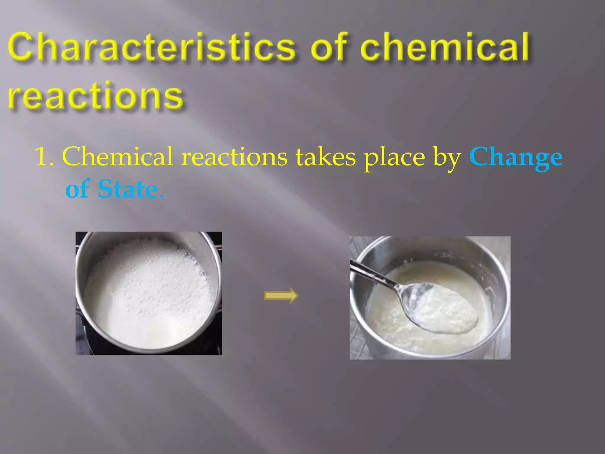 Chemical reaction power point presentation | PPT