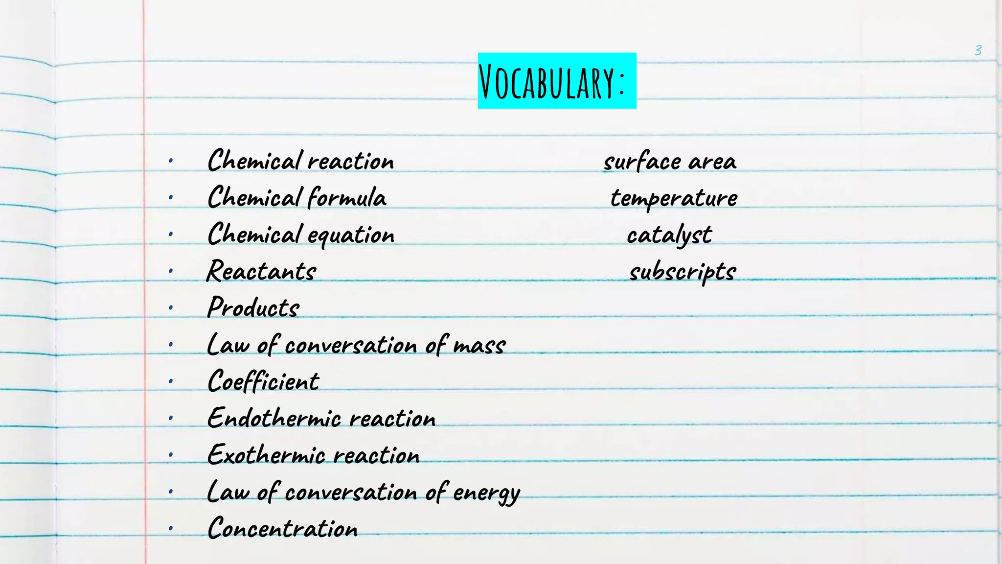 Chemical reaction presentation gr7 | PPT