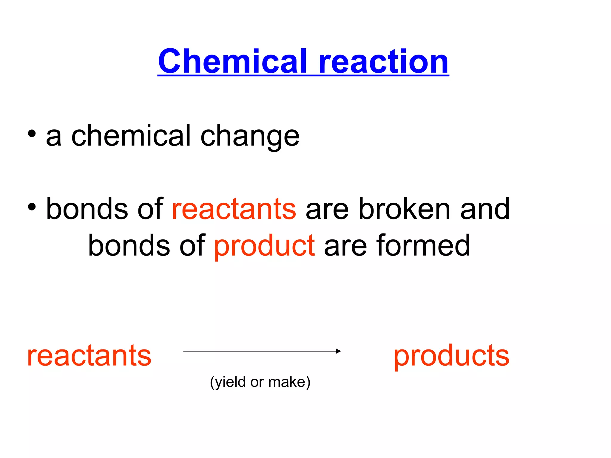 Chemical reactions | PPT