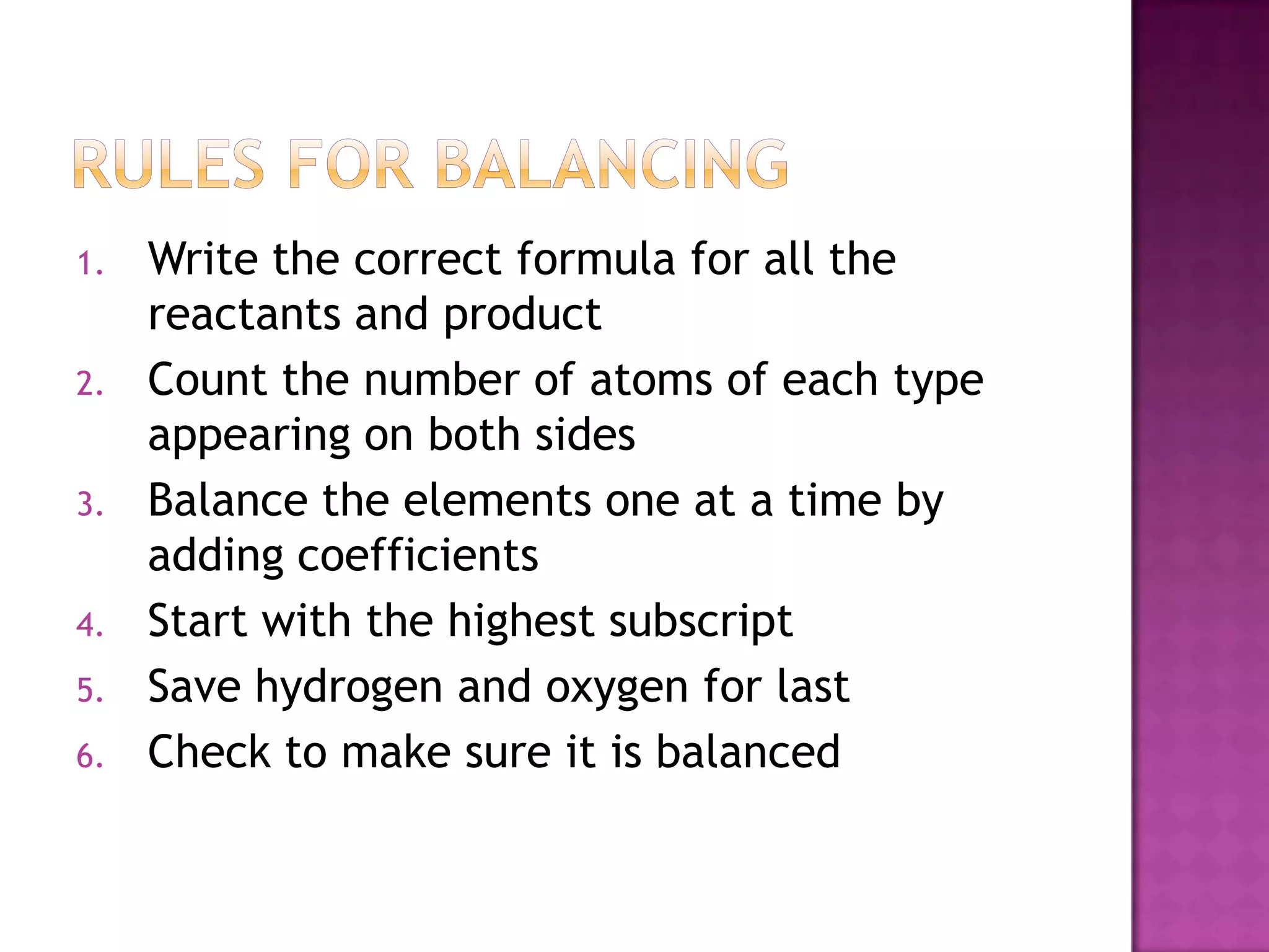 Chemical reactions | PPT
