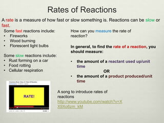 Chemical reactions | PPTX | Chemistry | Science