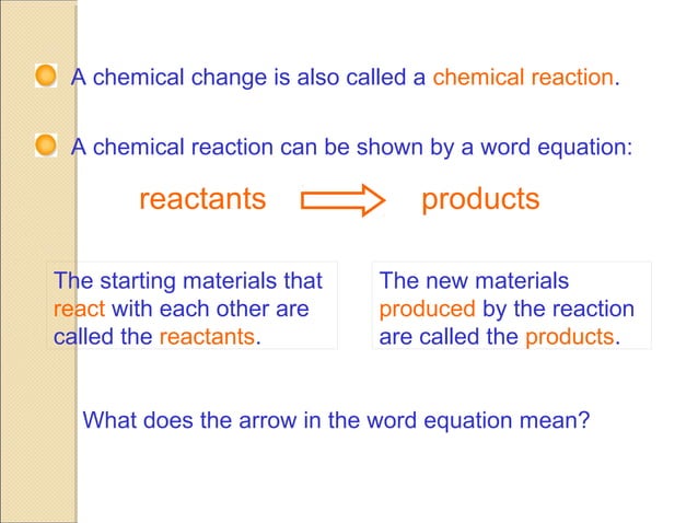 Chemical reactions | PPT