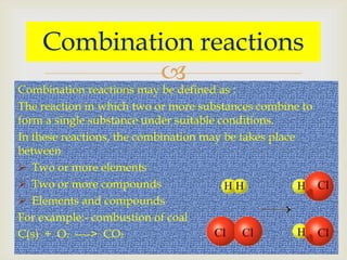 Chemical reactions | PPTX | Chemistry | Science