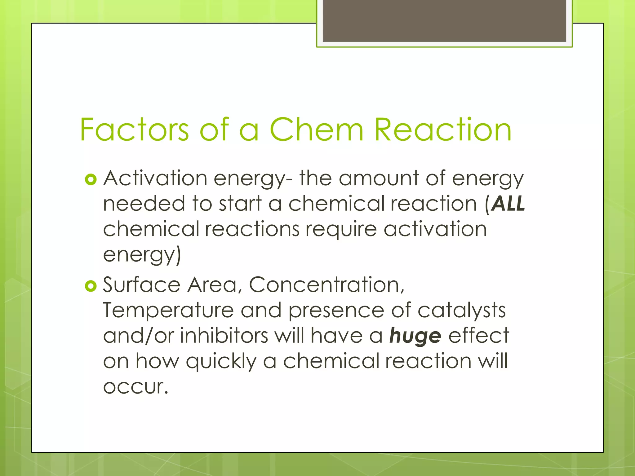 Chemical reactions | PPT