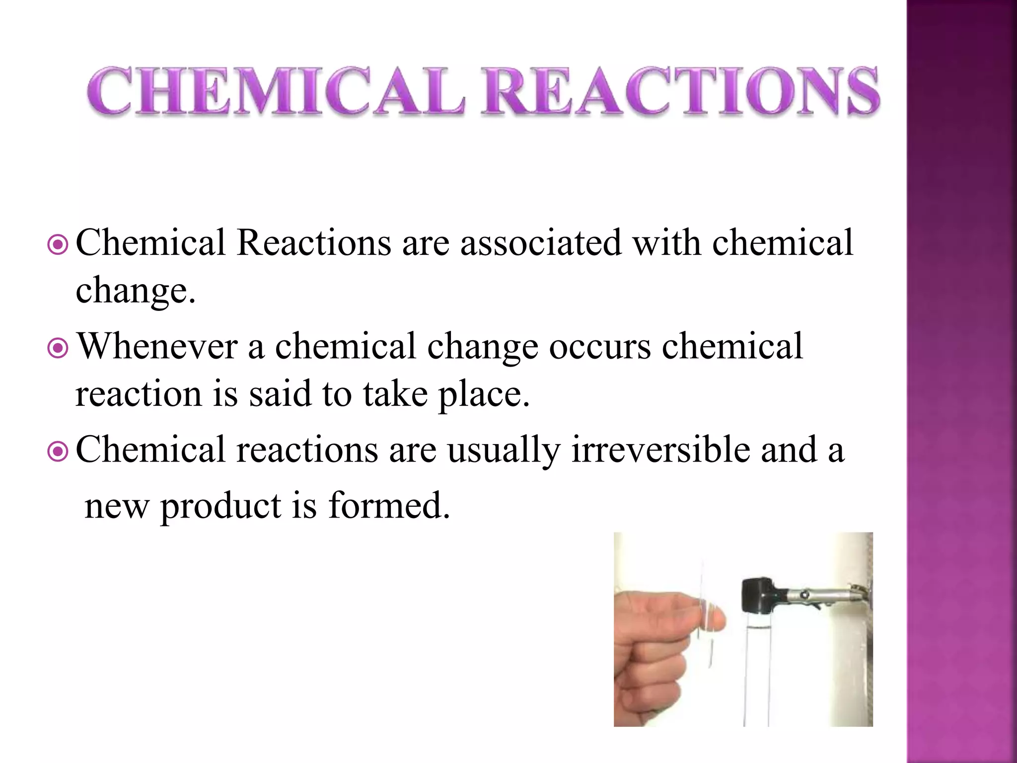 Chemical reactions | PPT