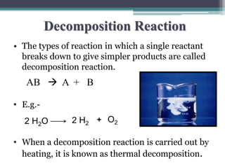 Chemical reactions | PPTX