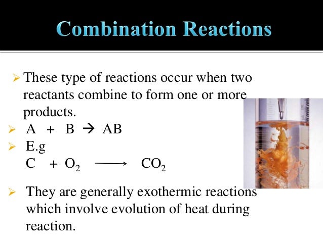 Combination Reaction