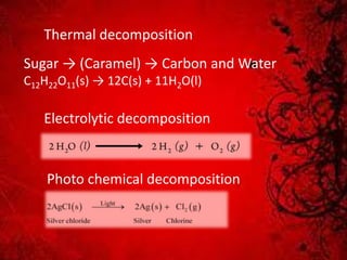Chemical reactions | PPTX