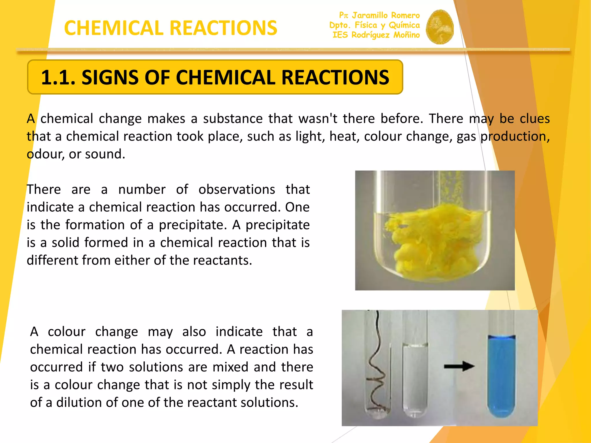 Chemical Reactions | PPTX