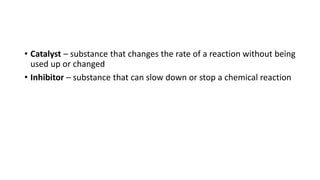 Chemical reactions | PPTX | Chemistry | Science