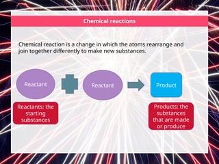 chemical reactions of chemistry year 7.ppt