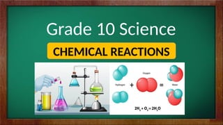 CHEMICAL REACTIONS AND EQUATIONS GRADE 10.pptx
