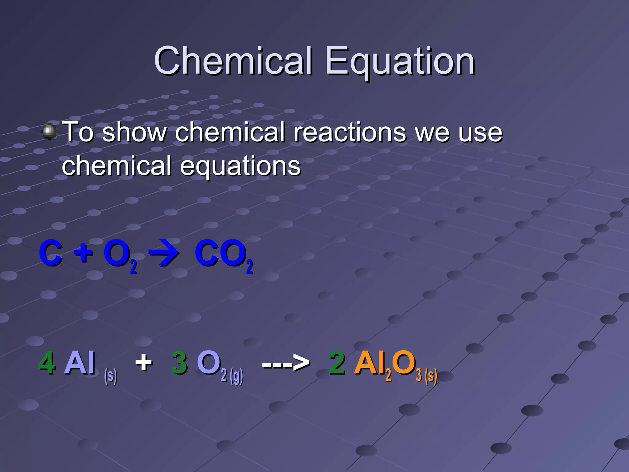 Chemical reactions and balancing equations | PPT