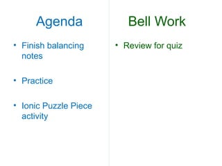 Chemical reactions and balancing equations | PPT