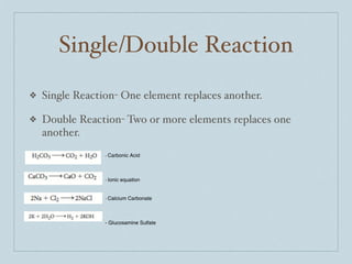 Chemical reactions and changes | PPT