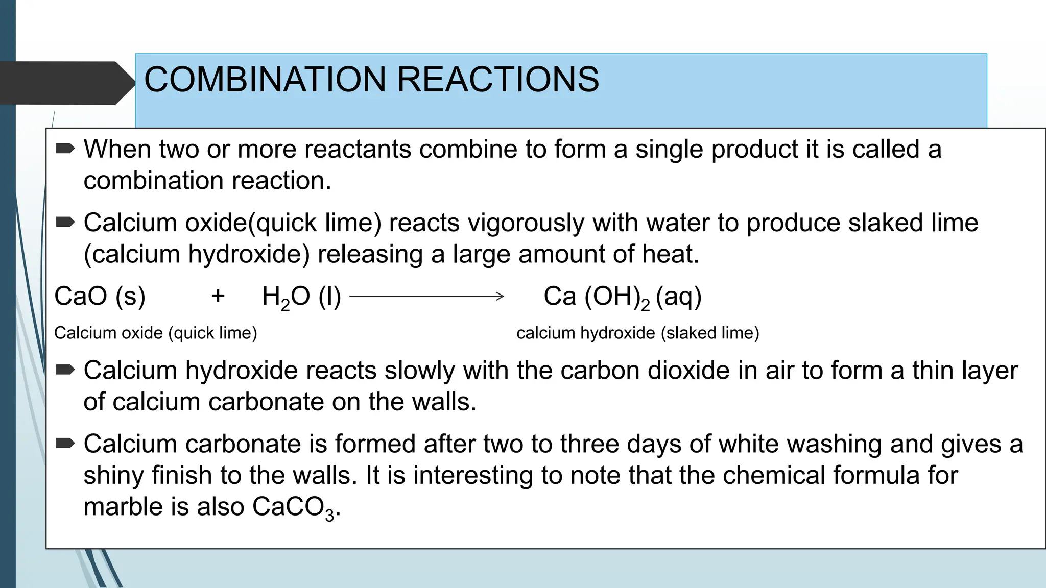 Chemical reactions and equations Class 10 | PPTX