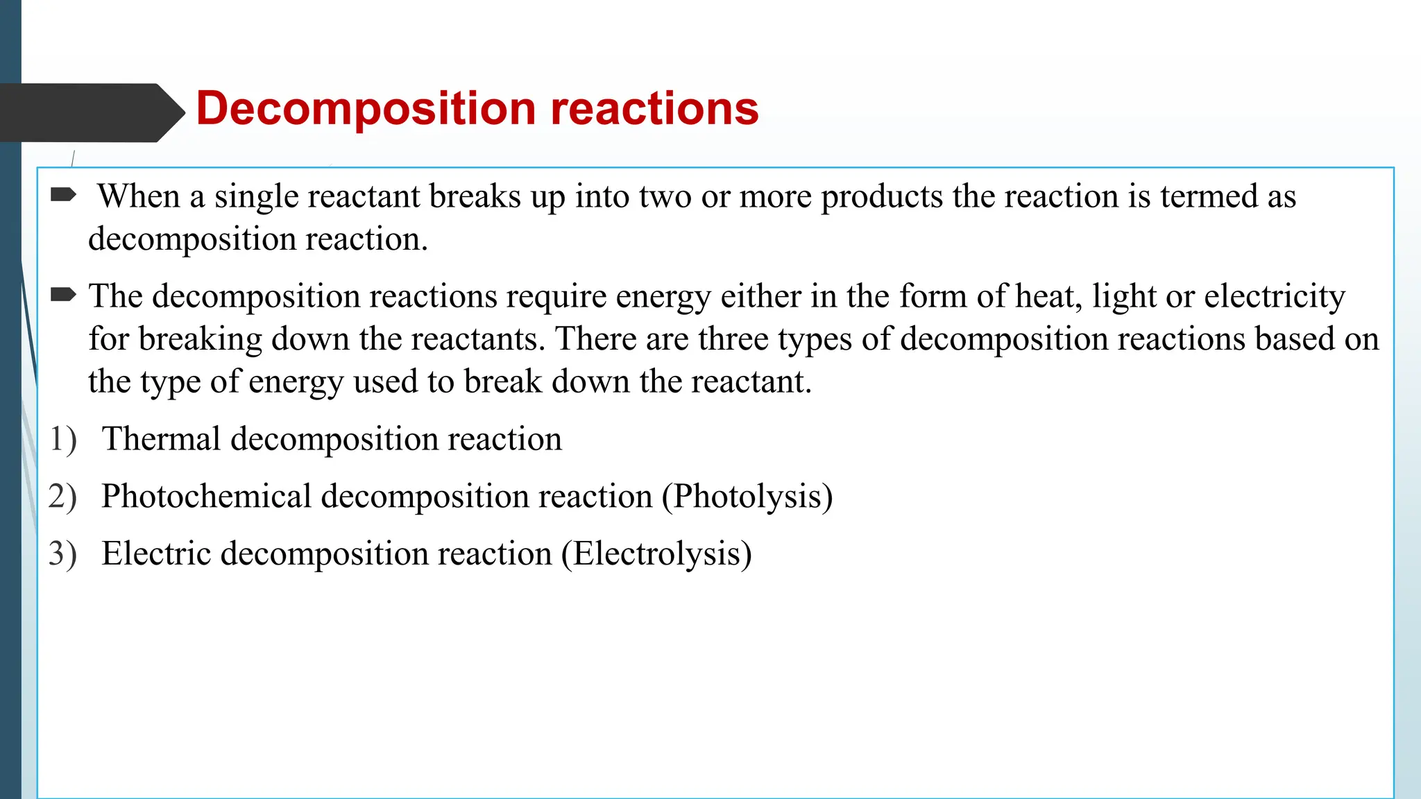 Chemical reactions and equations Class 10 | PPTX
