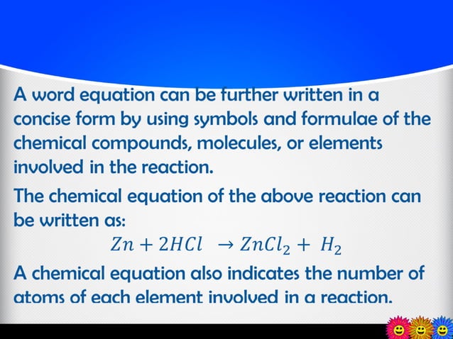 Chemical reactions and equations | PPT