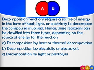 Chemical reactions and equations | PPT