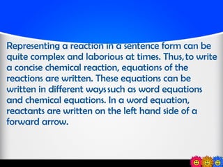 Chemical reactions and equations | PPT