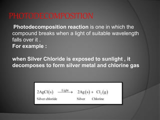 Chemical reactions and equations | PPTX | Chemistry | Science