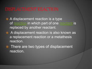Chemical reactions and equations | PPTX | Chemistry | Science