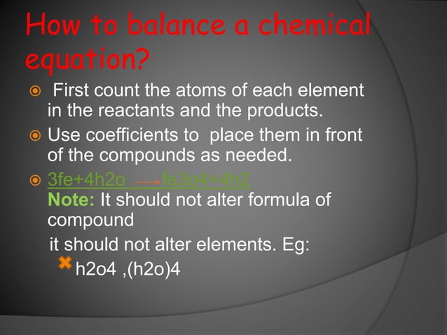 Chemical reactions and equations | PPTX | Chemistry | Science