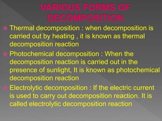 Chemical reactions and equations | PPT