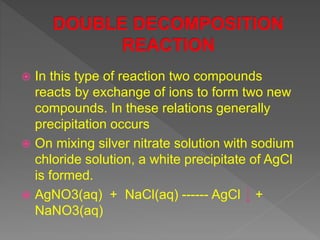Chemical reactions and equations | PPT