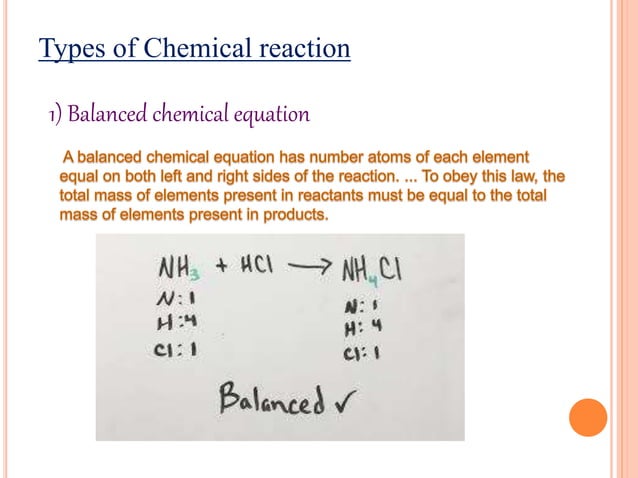 Chemical reactions and equations | PPT