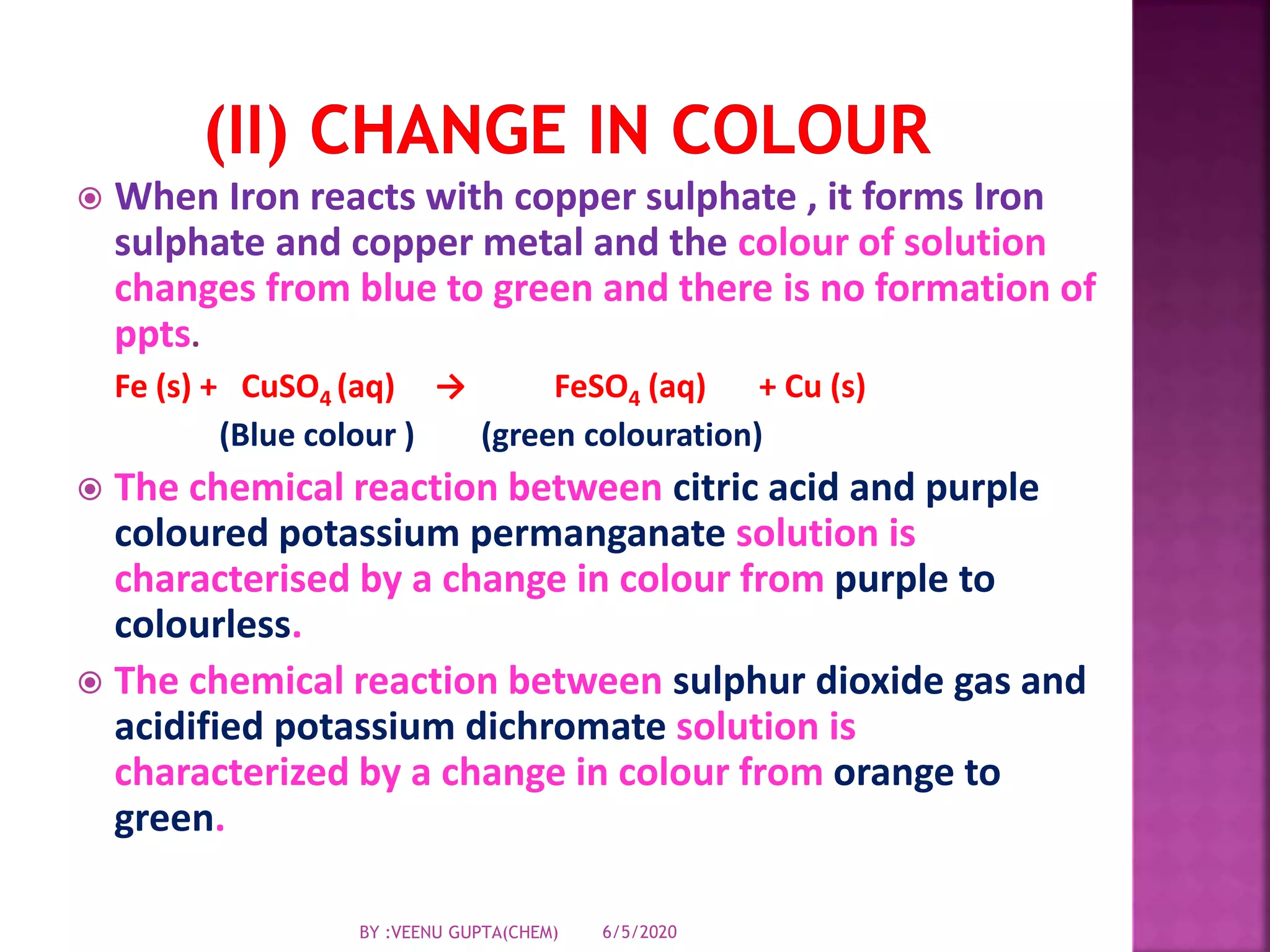 Chemical reactions and equations 10 chm(1) | PPTX