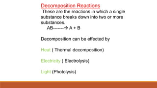 Chemical reactions and Equations PPT.pptx | Chemistry | Science